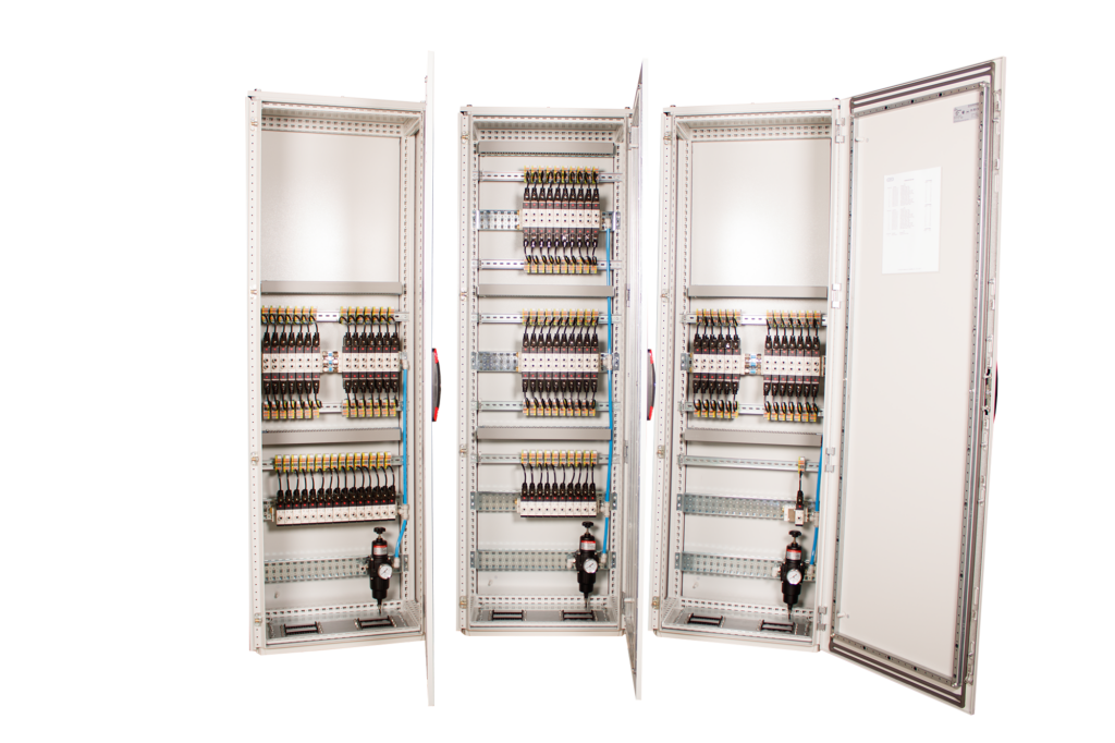 Kontrollkabinetter - Kvalitetsstyreskap for magnetventiler