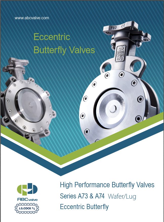 ABC Valve Eccentric Butterfly Valves - A73 A74 series - J.S.Cock AS