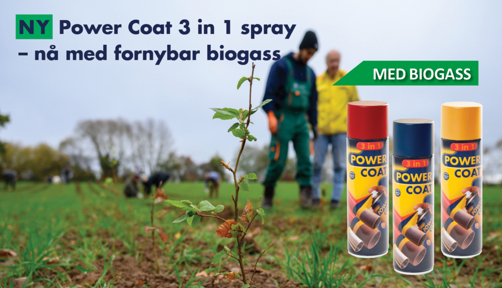 Power Coat 3 in 1 spray med biogass 🌳♻